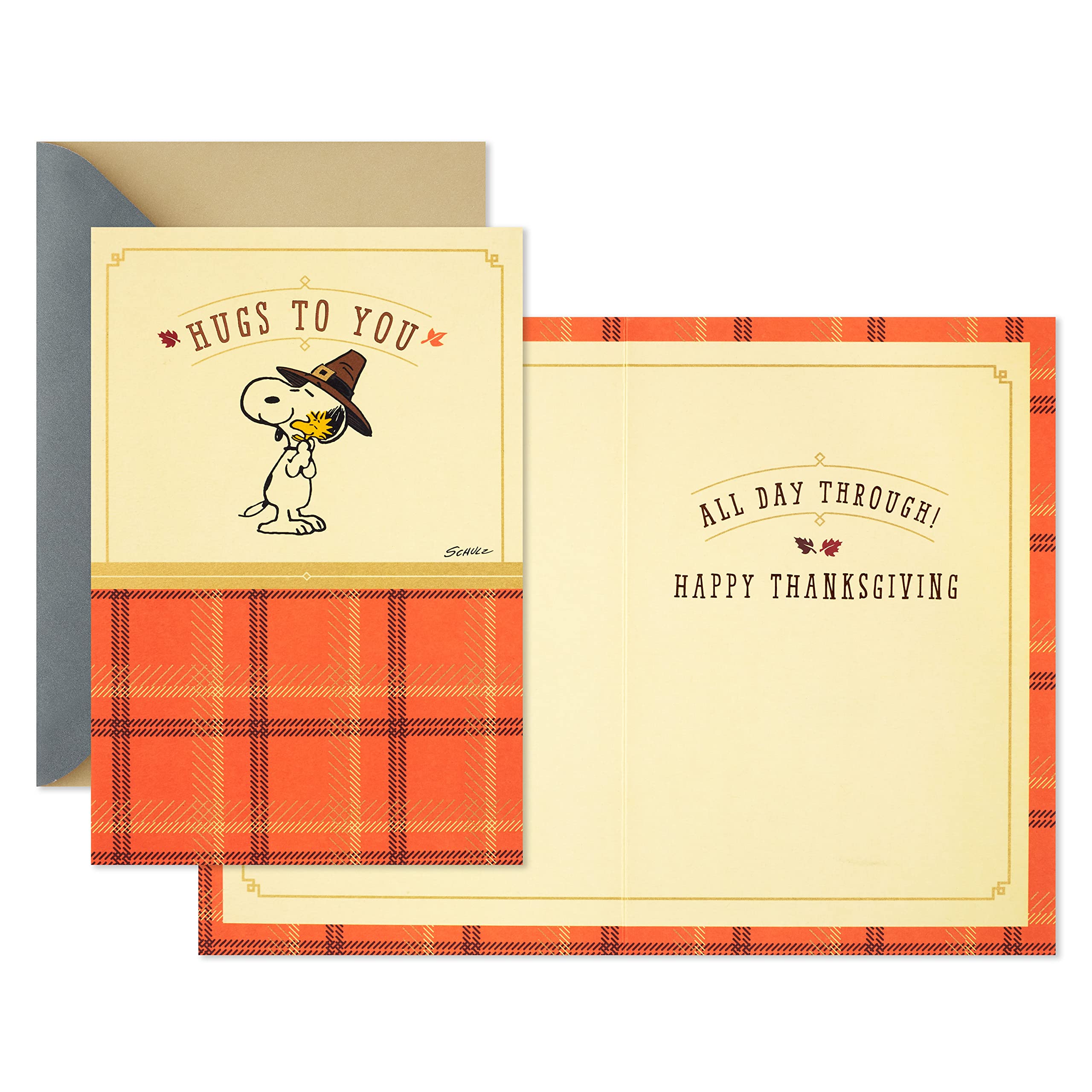 Snapklik.com : Hallmark Peanuts Thanksgiving Cards Assortment, Snoopy ...