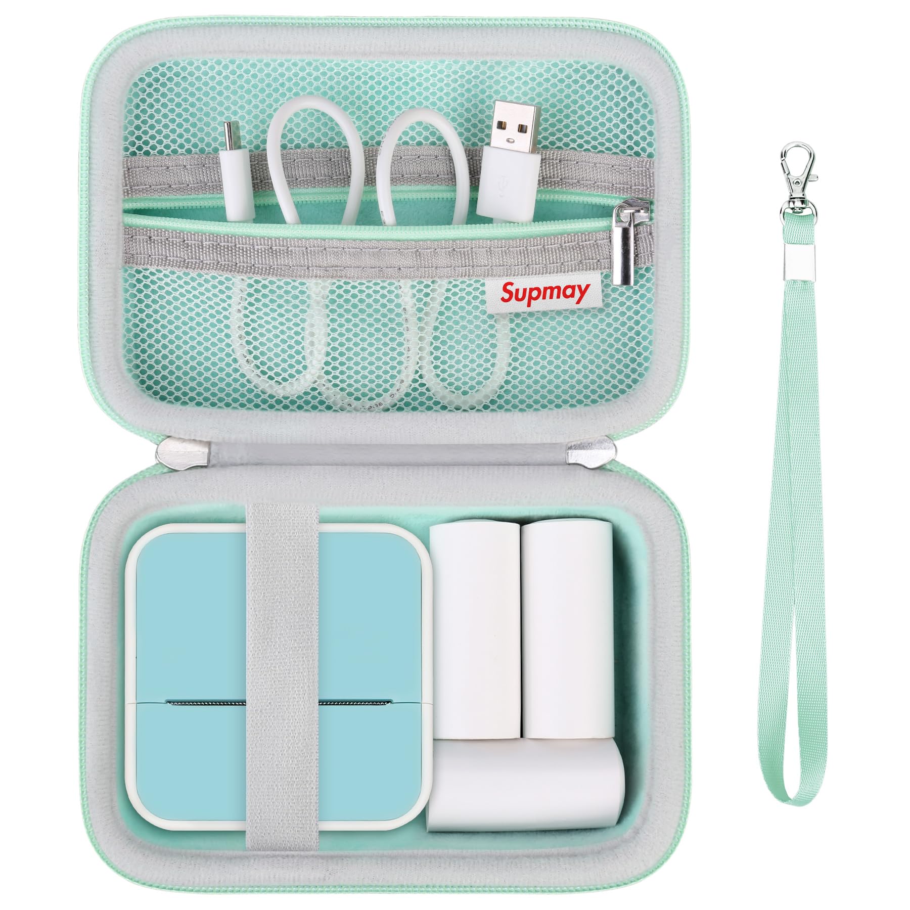 Amazon.com: Supmay Hard Carrying Case for Anycash Sticker Printer ...