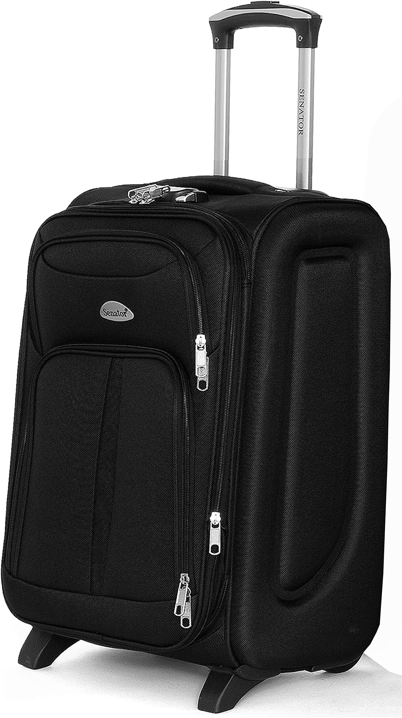 Senator Hard Case Carry on Luggage 20 Inches Small Suitcase with Wheels ...