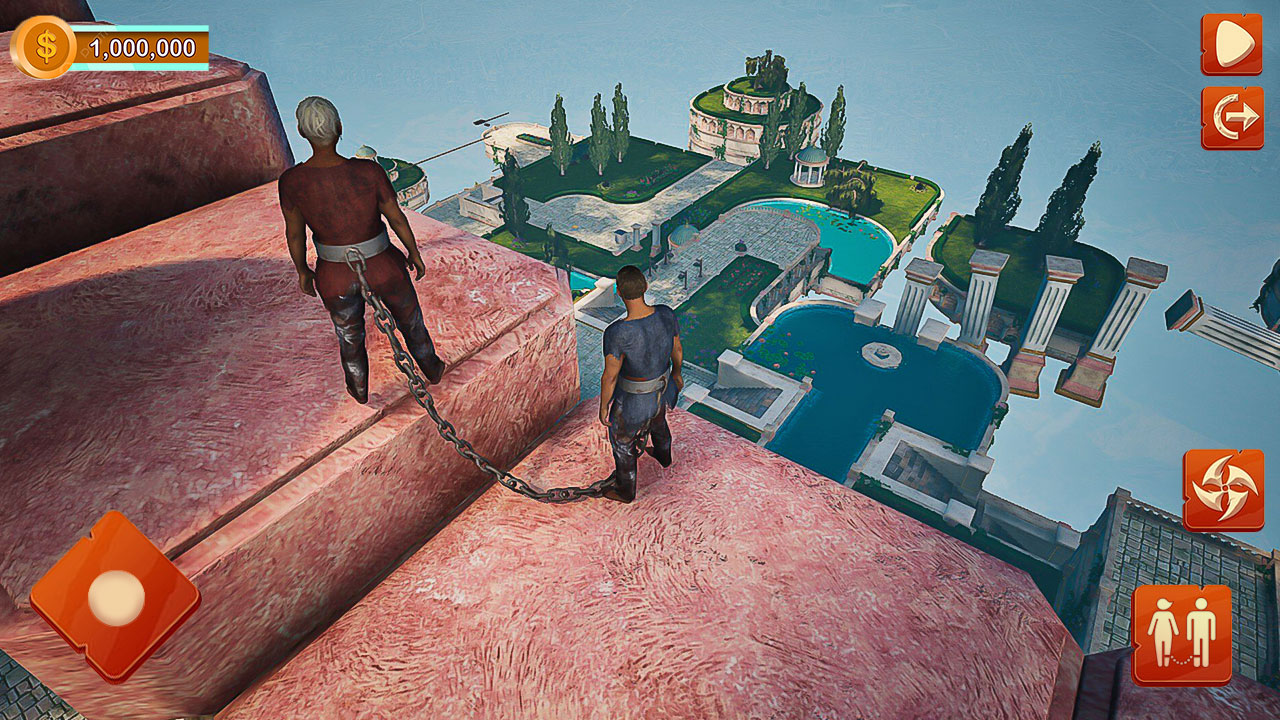 Chained Together Company Simulator Games 3D: Chained AI Jump Simulator ...