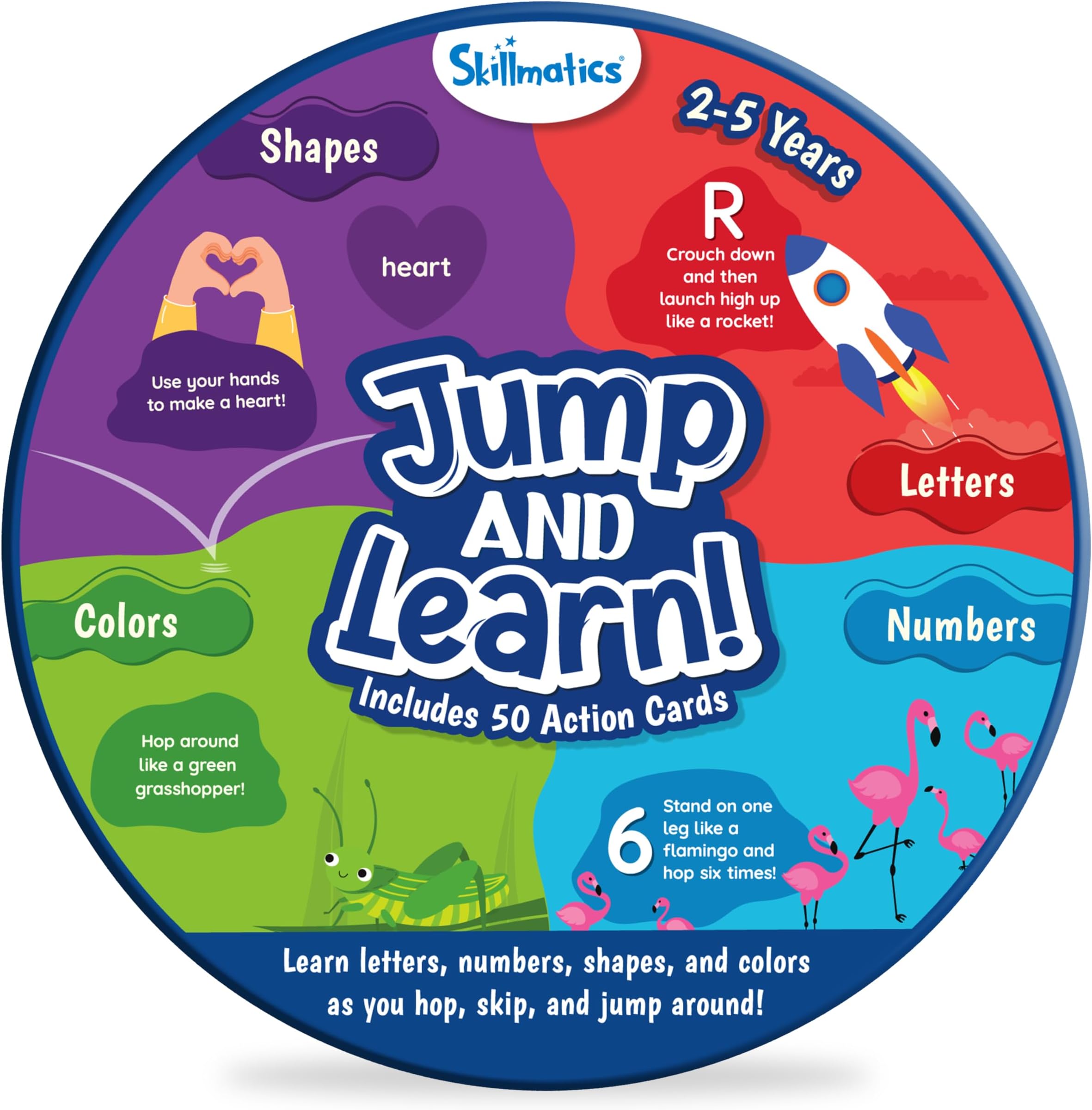 Skillmatics Thick Flash Cards for Toddlers - Letters, Numbers, Shapes ...