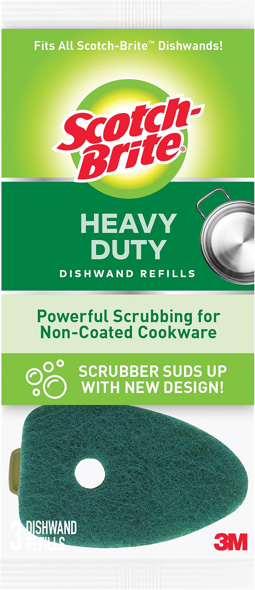 Amazon.com: Scotch-Brite Heavy Duty Dishwand Refills, Keeps Hands Out ...