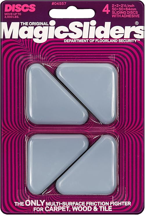 MAGIC SLIDERS 04557 Sliding Discs, Gray - Furniture Sliders - Amazon.com