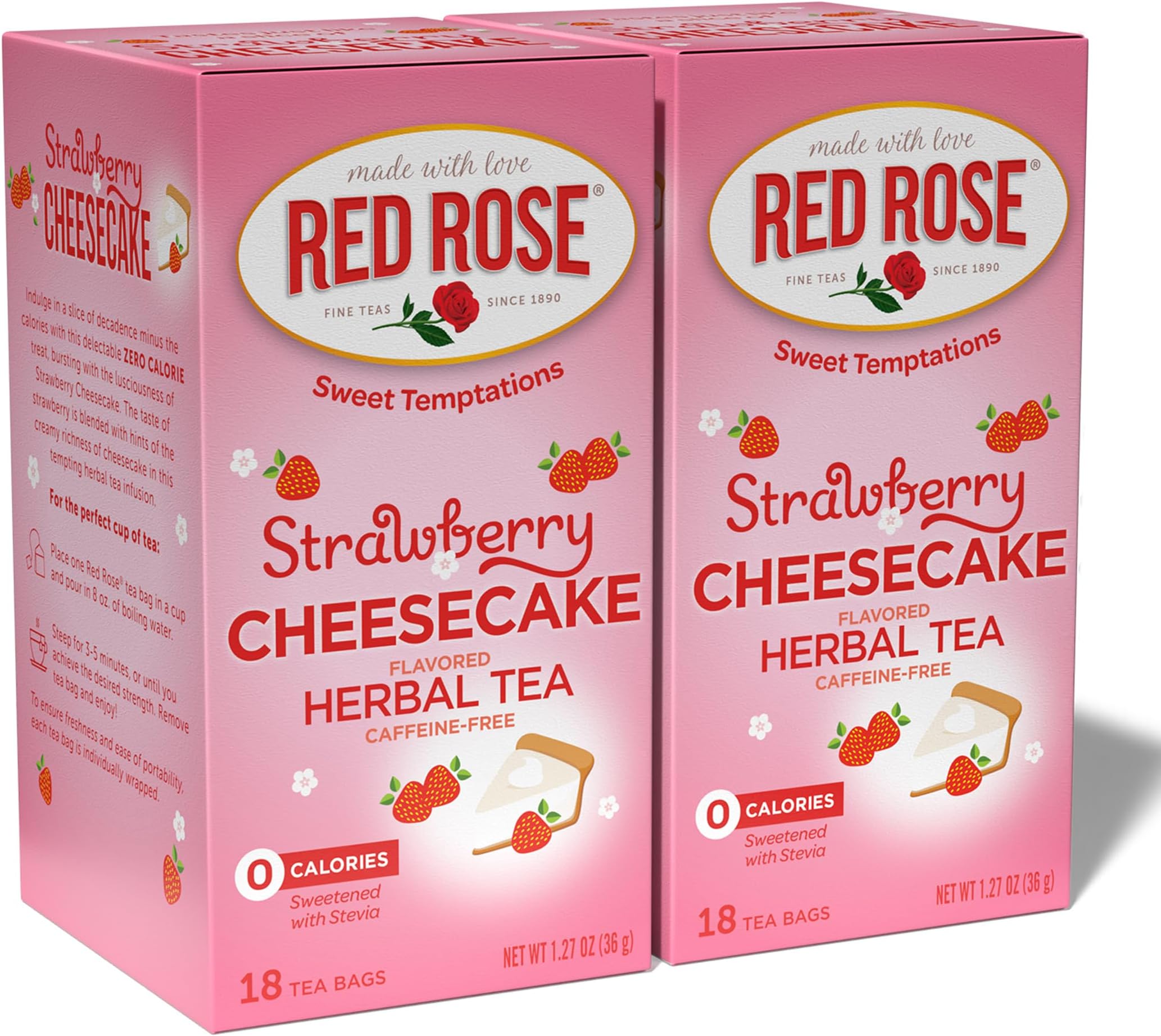 Amazon.com: Red Rose Carmel Apple Pie Tea, 18 Count (Pack of 2)