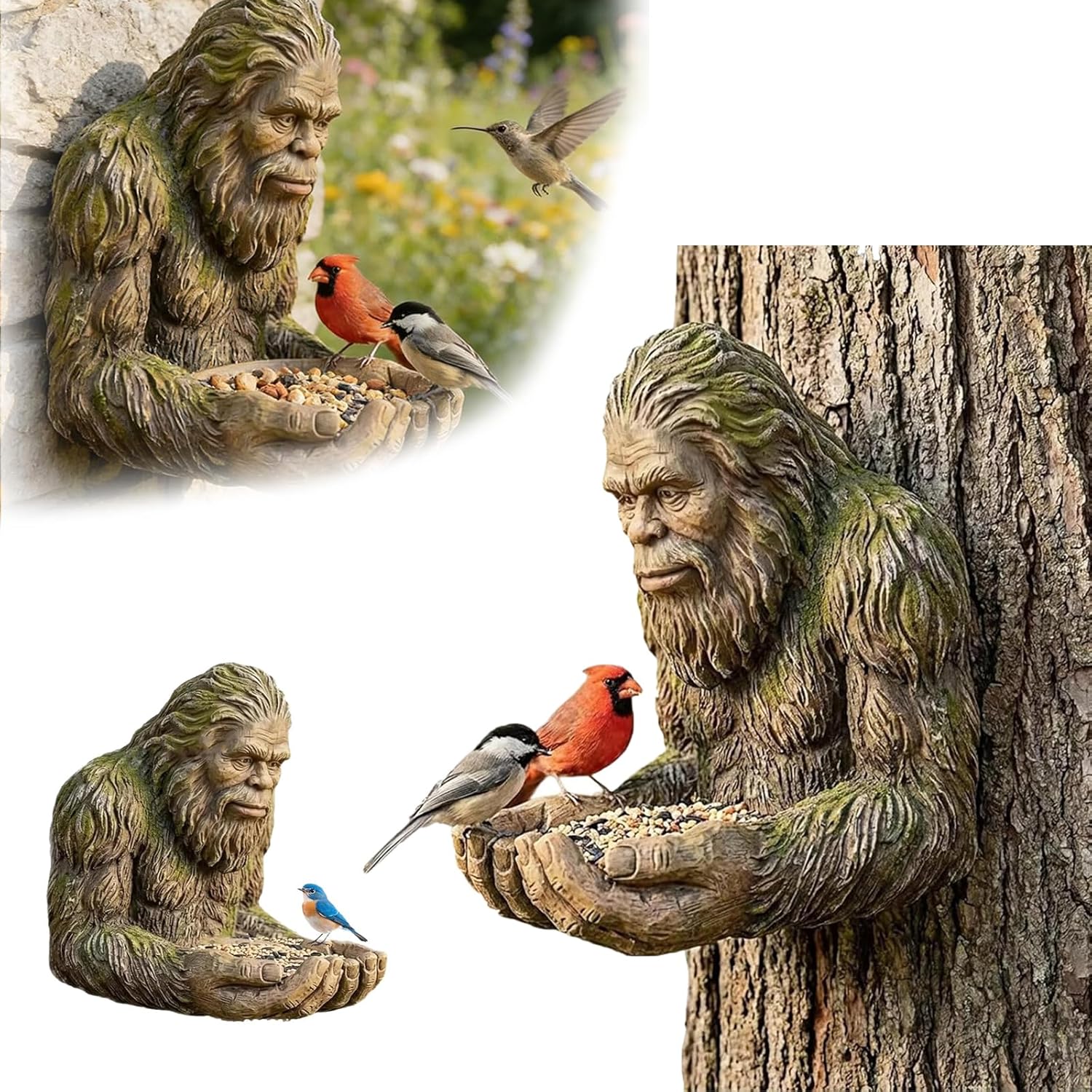 Amazon.com : Bigfoot Bird Feeder: Your Backyard’s New Sasquatch Bird ...