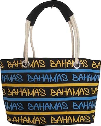 Amazon.com: Robin Ruth Bahamas Bag Shopper Beach Travel Bag : Clothing ...