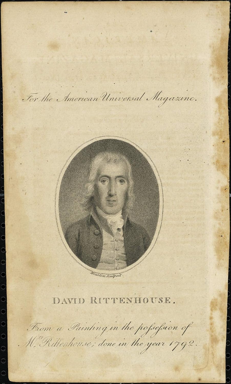 Amazon.com: Home Comforts Portrait of David Rittenhouse 1 - Vivid ...