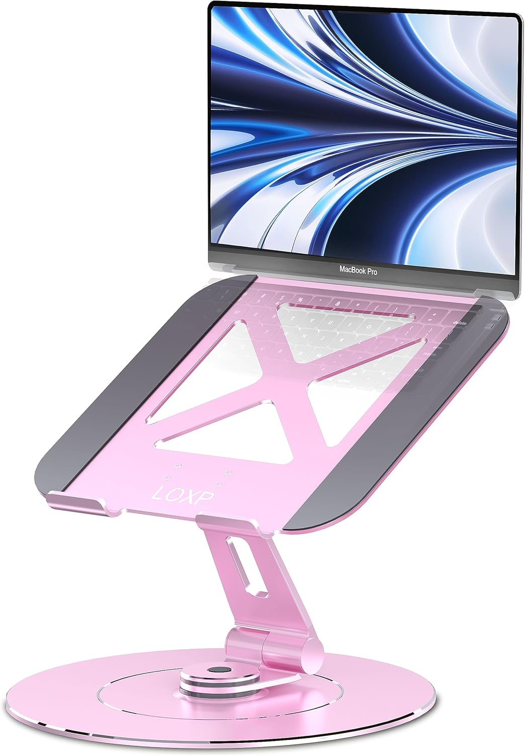 Amazon.com: LOXP Ultra-Stable Swivel Laptop Stand for Desk, 300% Larger ...