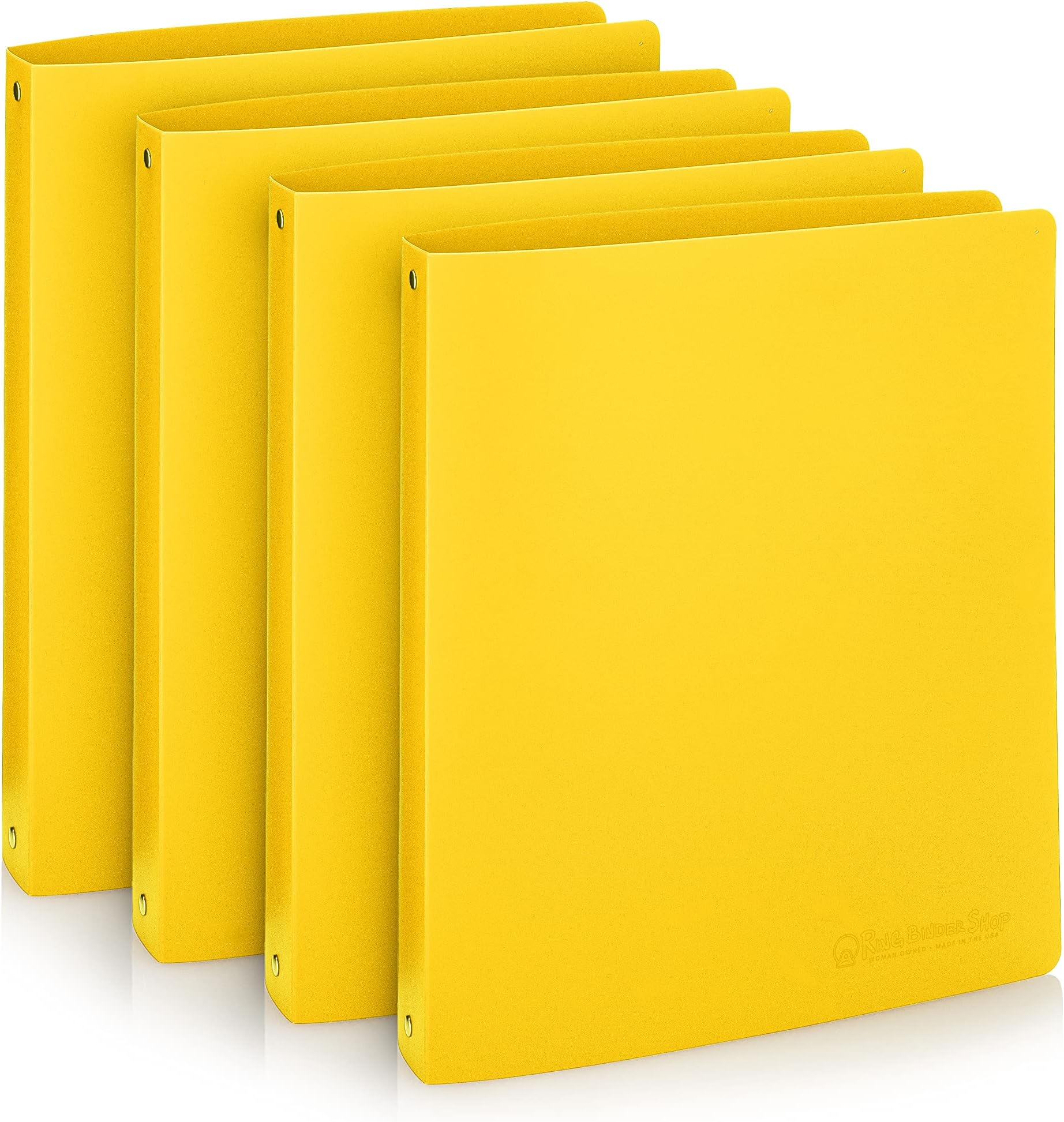 Amazon.com : Premium Economy 3 Ring Binder, 1 Inch Pull-Open Round ...