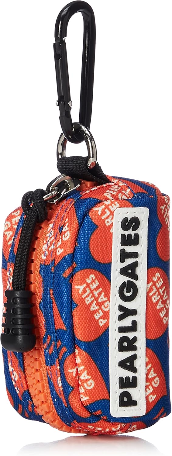 Amazon.co.jp: [パーリーゲイツ] ボールポーチ [ポップハート柄](カラビナフック仕様) / ゴルフ 小物入れ / 053 ...