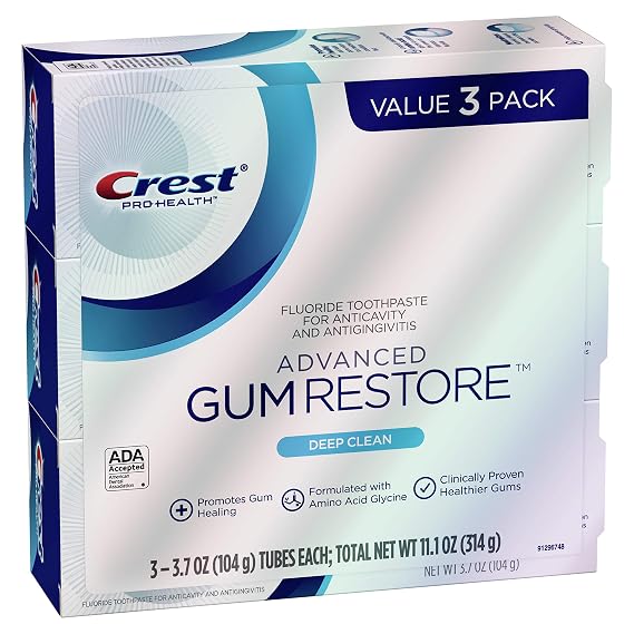 Amazon.com : Crest Pro-Health Advanced Gum Restore Toothpaste, Deep ...
