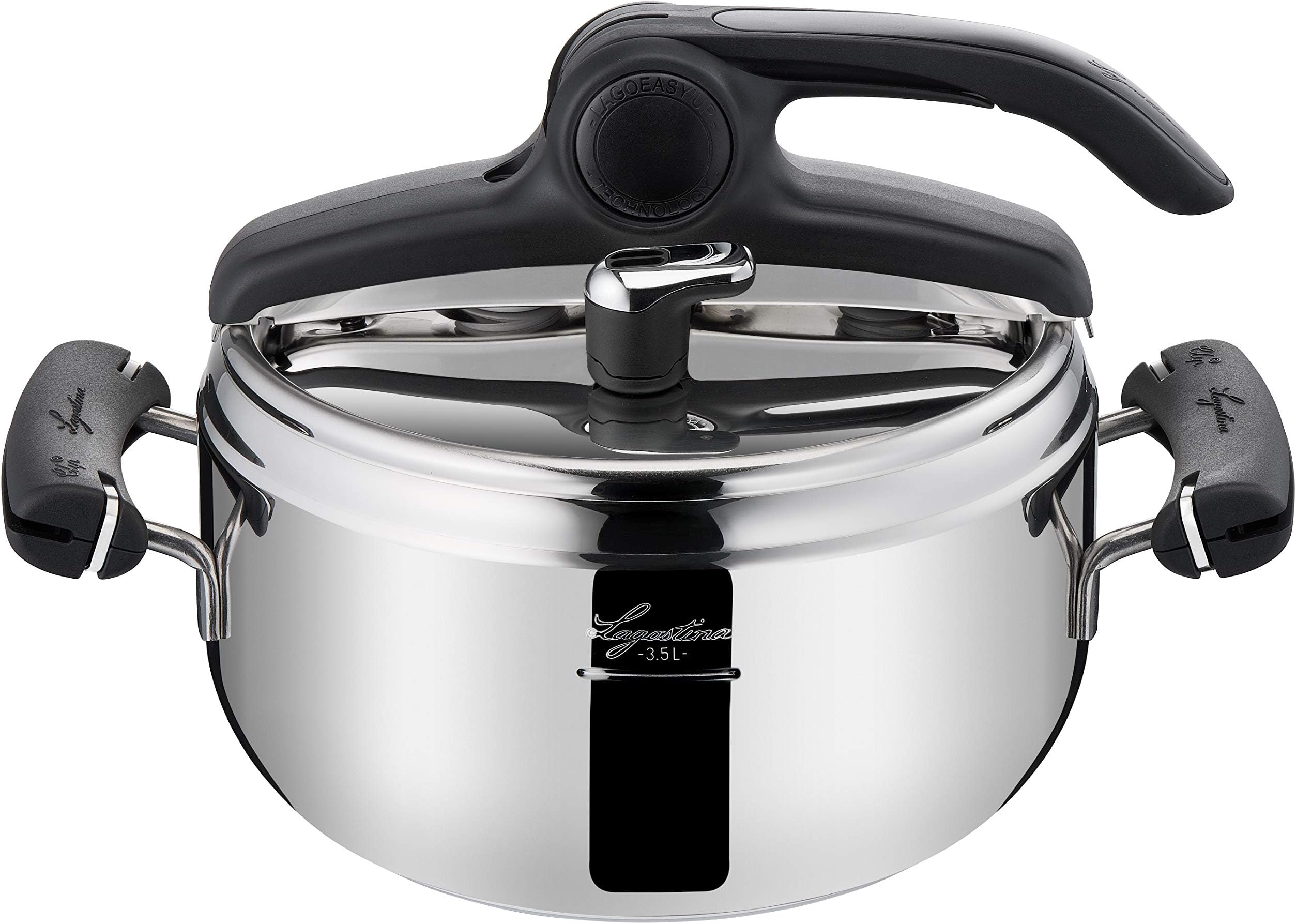 Amazon.com: Lagostina Preziosa Lagoeasy'Up Pressure Cooker, 3.5 L, 18/ ...
