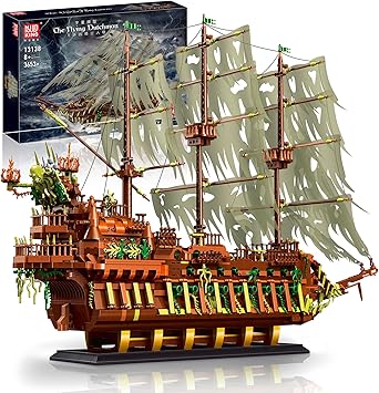 Amazon.com: Addshiny The Flying Dutchman Caribbean Pirate Ship Model ...