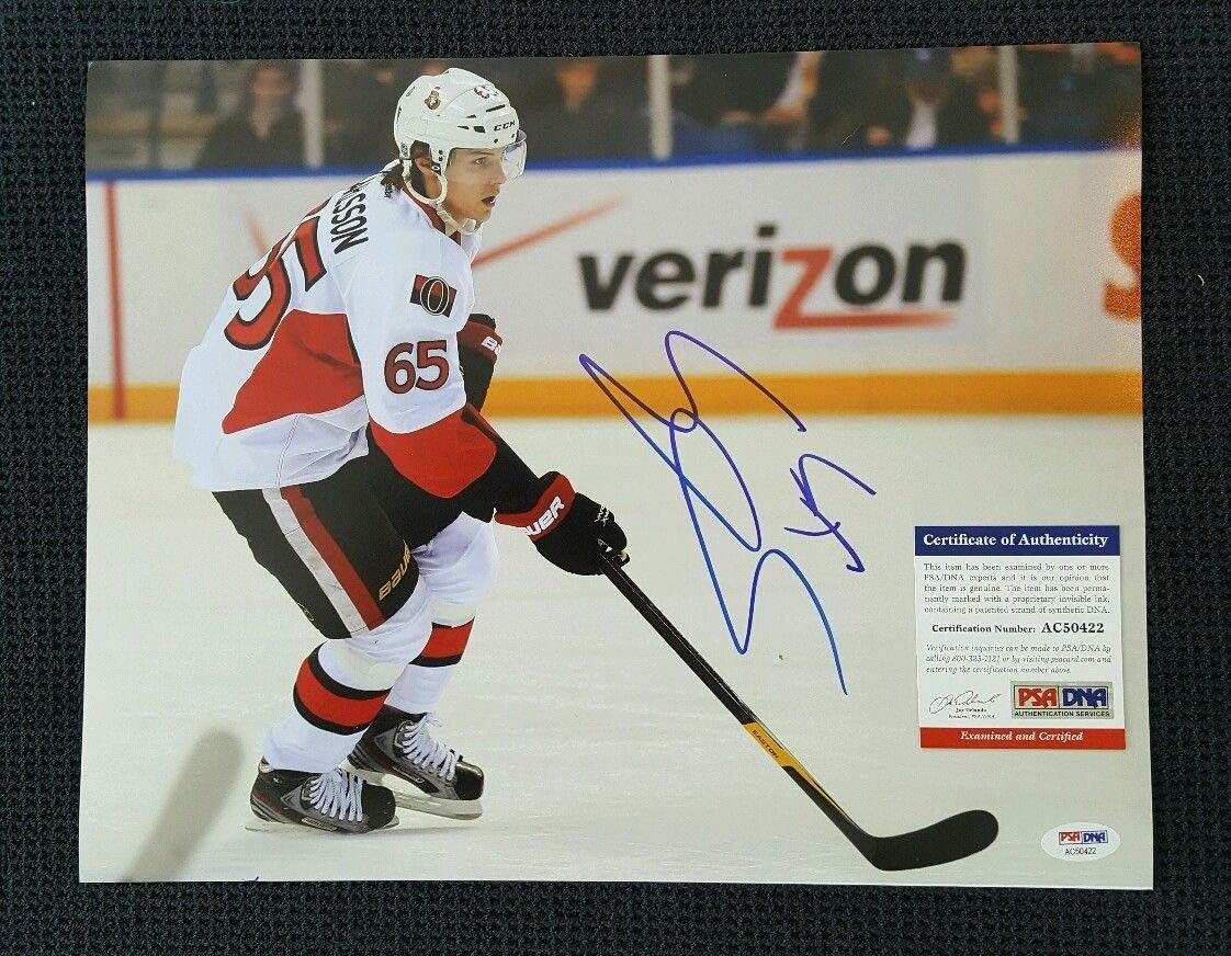 Erik Karlsson Autographed Photo - 11x14 - PSA/DNA Certified ...