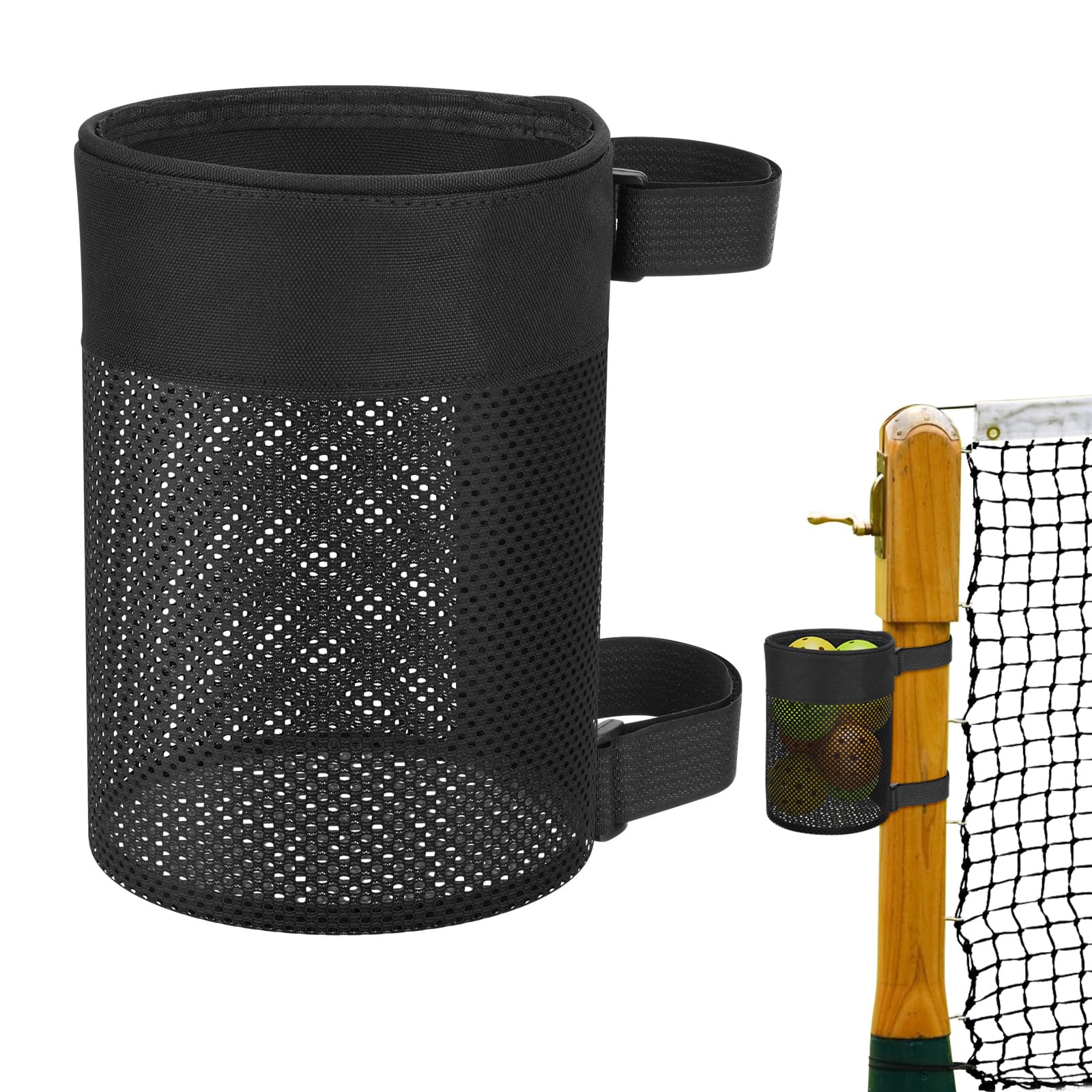 Amazon.com : Cosmos Pickleball Ball Holder Adjustable Ball Hanging Bag ...