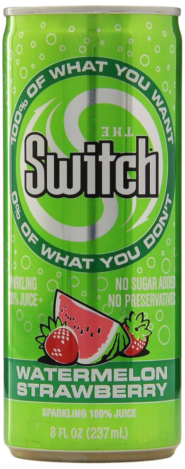 Amazon.com : The Switch Sparkling Juice, Watermelon Strawberry, 8- Fl ...