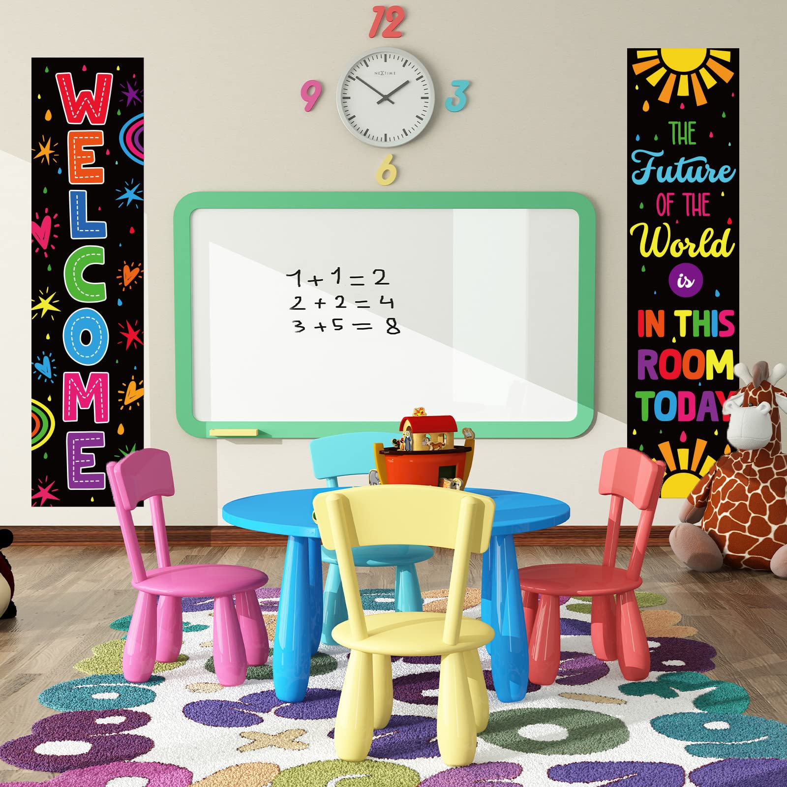 Snapklik.com : Colorful Classroom Decorations Classroom Welcome Banner ...