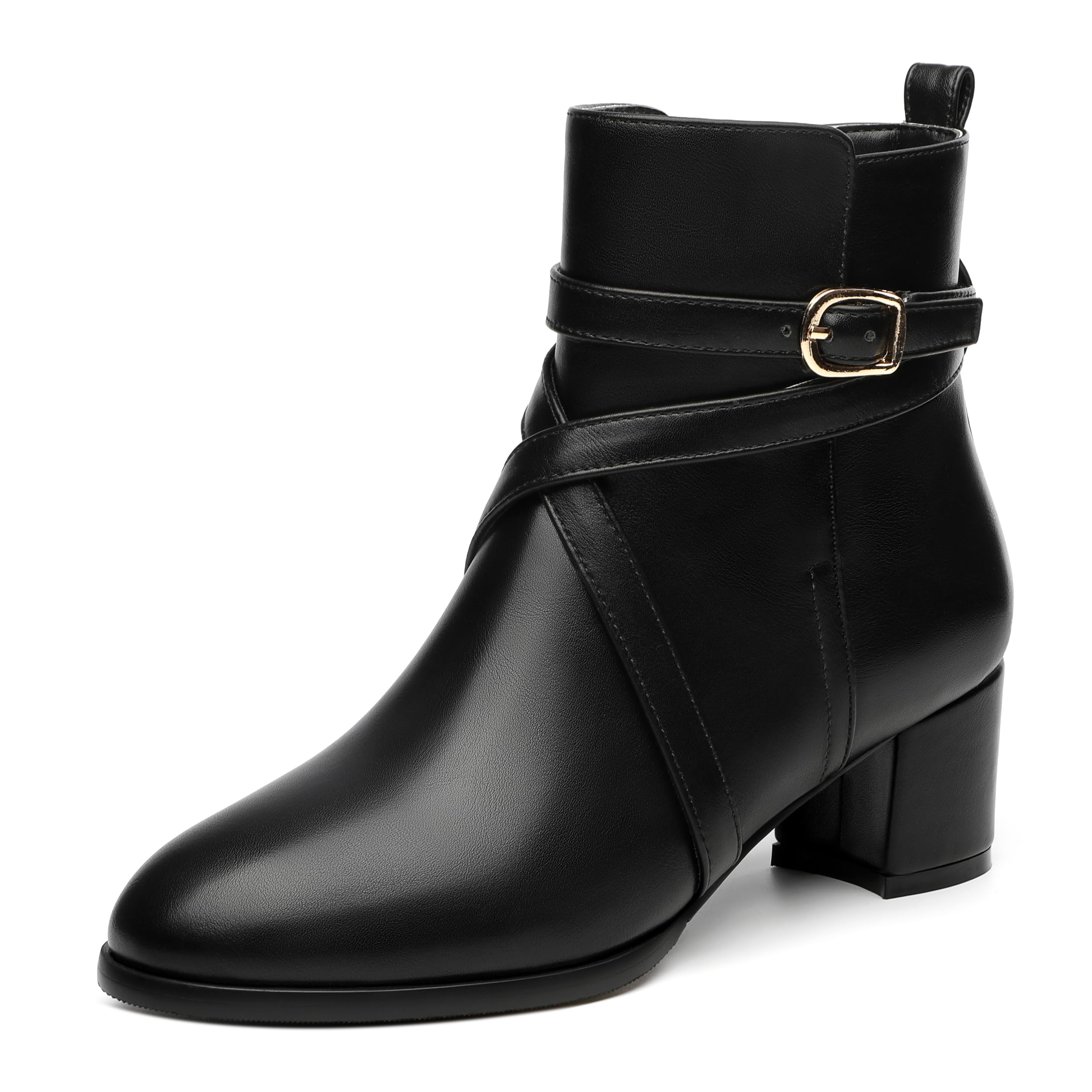 Amazon.com | NUMALEO Womens Buckle Outdoor Suede Casual Round Toe ...