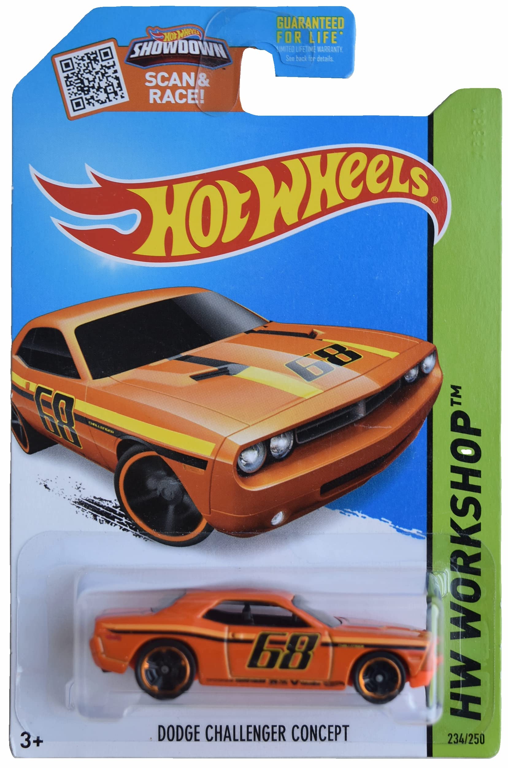 Amazon.com: Hot Wheels Dodge Challenger Concept, HW Workshop 234/250 ...