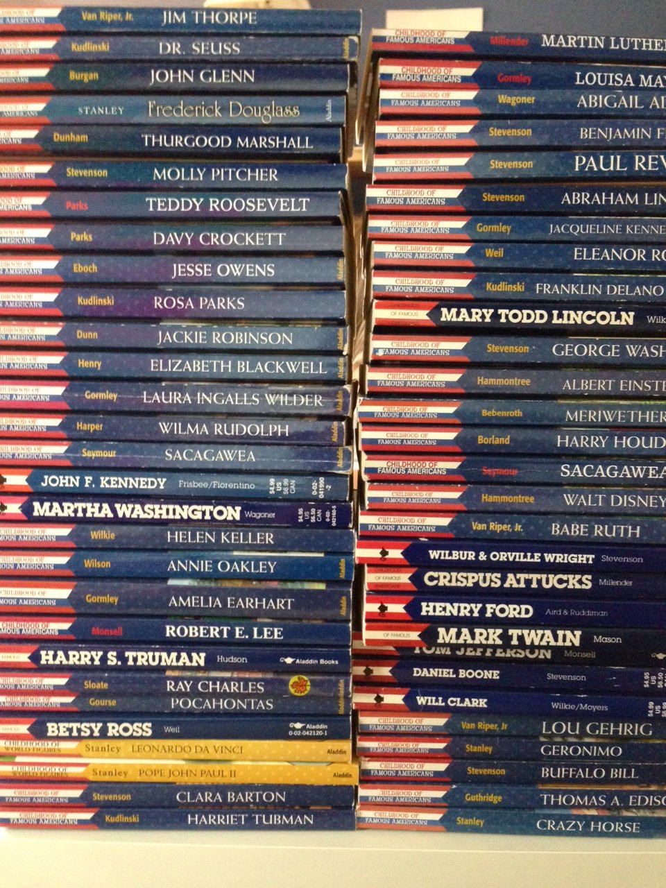 Childhood of Famous Americans -Set of 55 books: Henry Stanley Stevenson ...