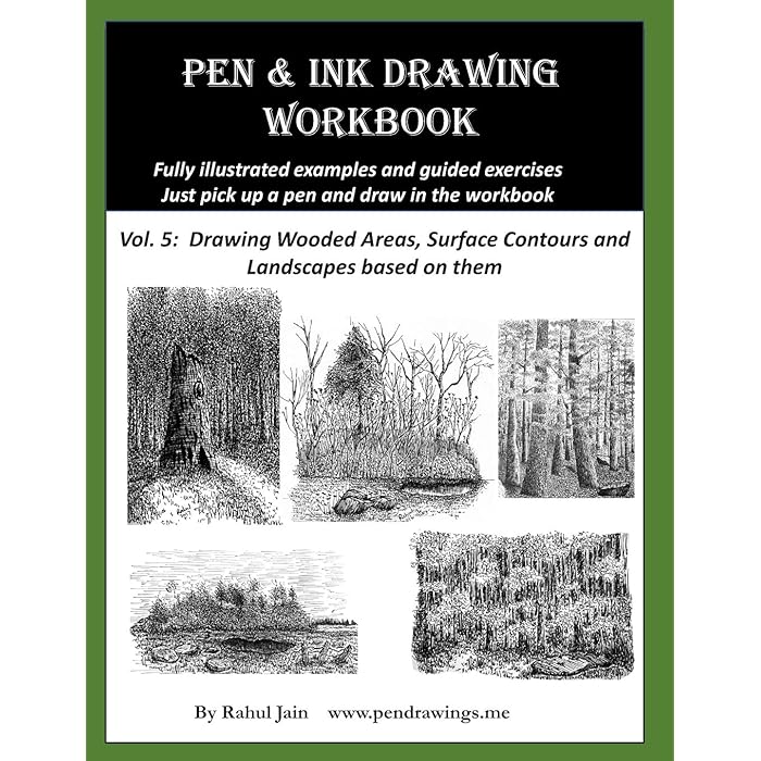 Buy Pen and Ink Drawing Workbook Vol 5: Learn to Draw Pleasing Pen ...