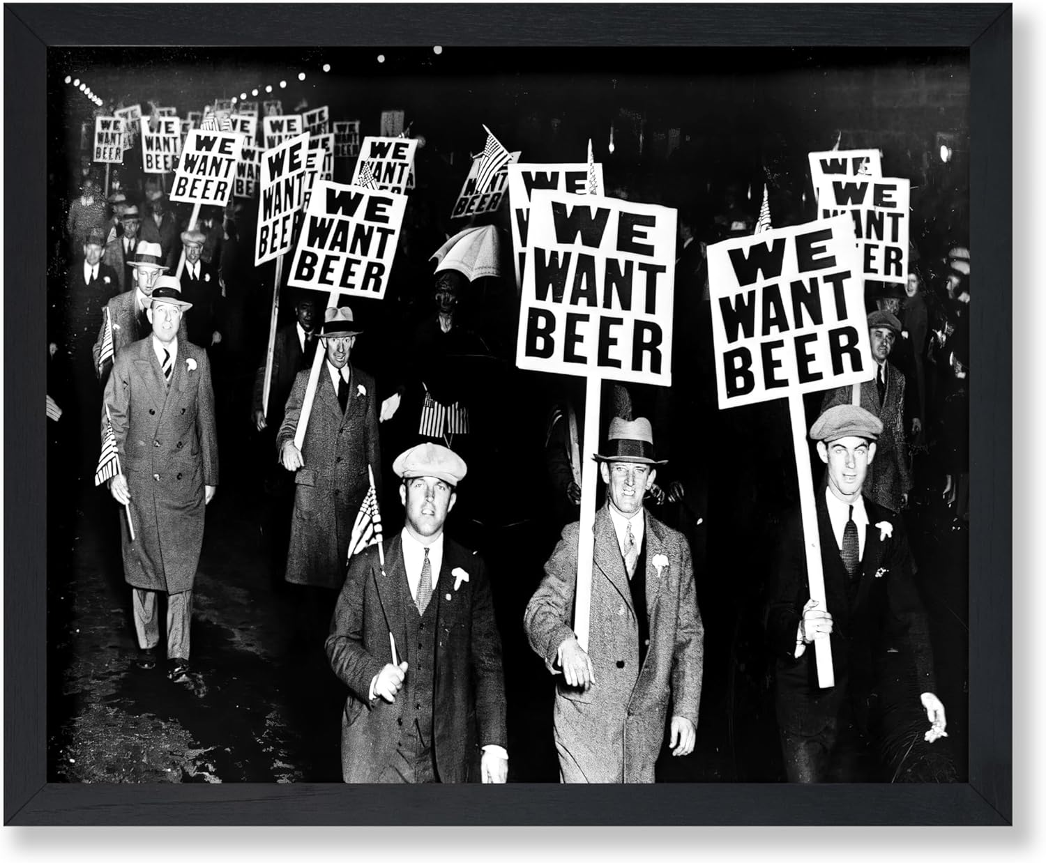 Amazon.com: Poster Master We Want Beer Poster - Alcohol Print - Protest ...