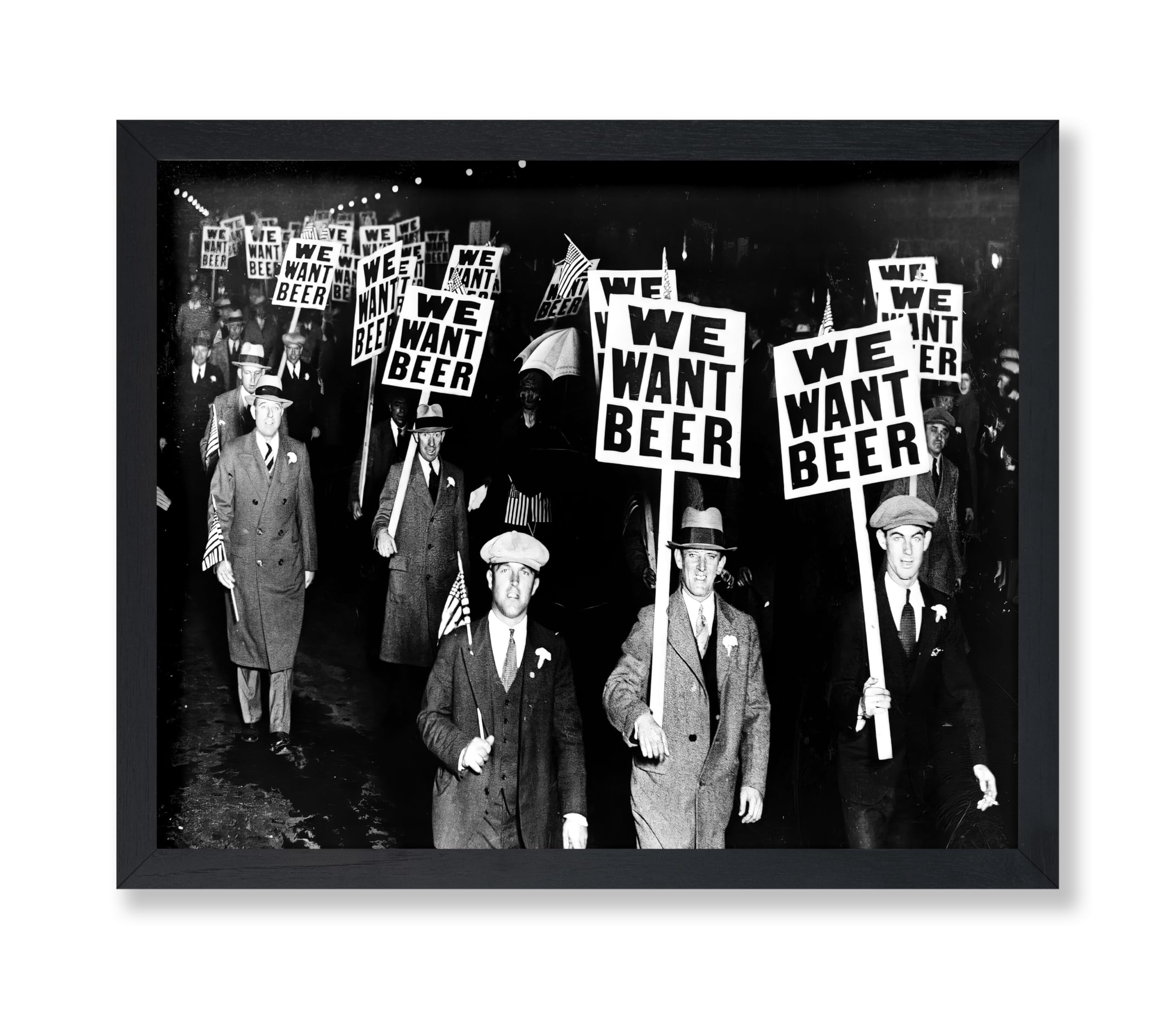 Amazon.com: Poster Master We Want Beer Poster - Alcohol Print - Protest ...