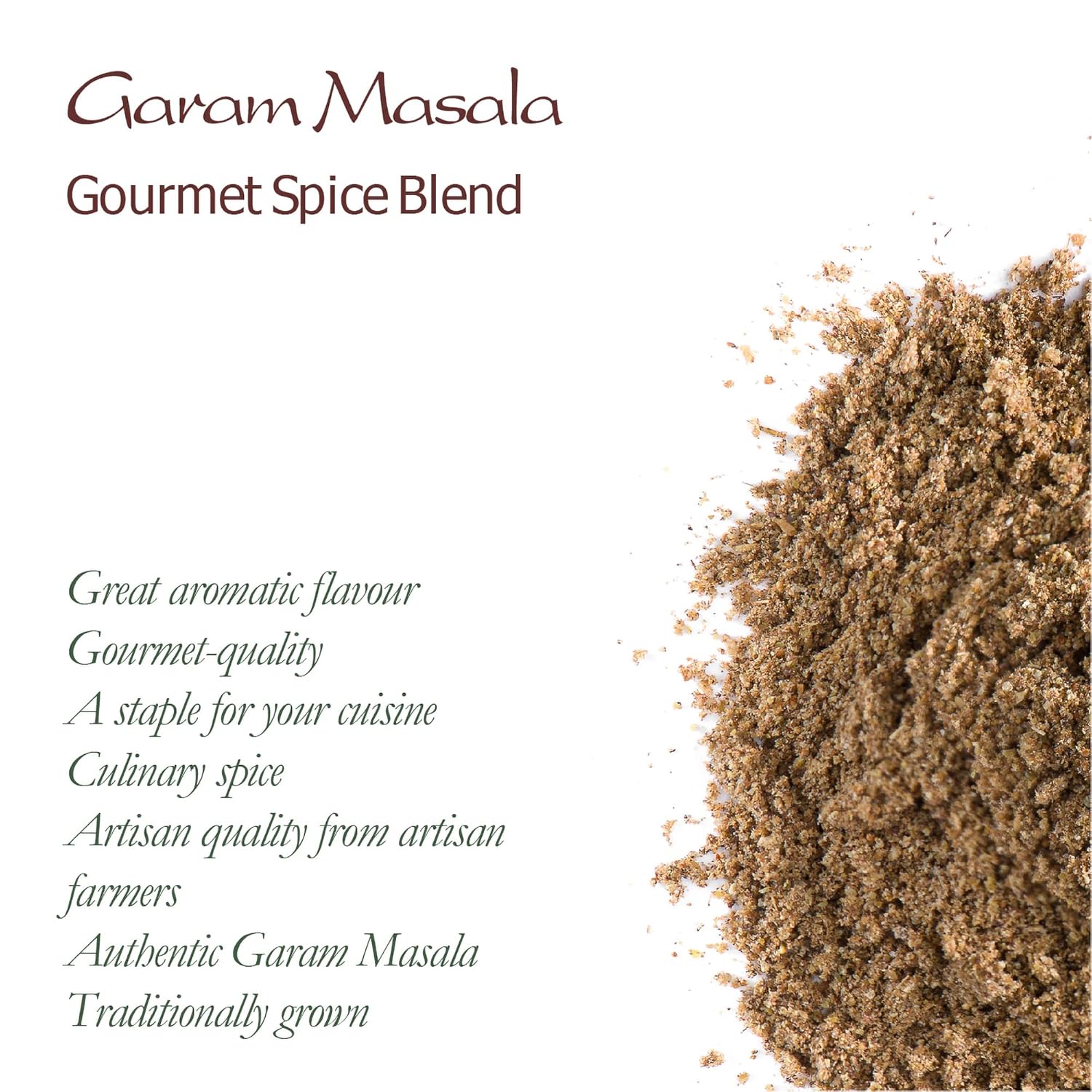 Garam Masala – Especias en polvo – Condimento Garam Masala – Graham ...