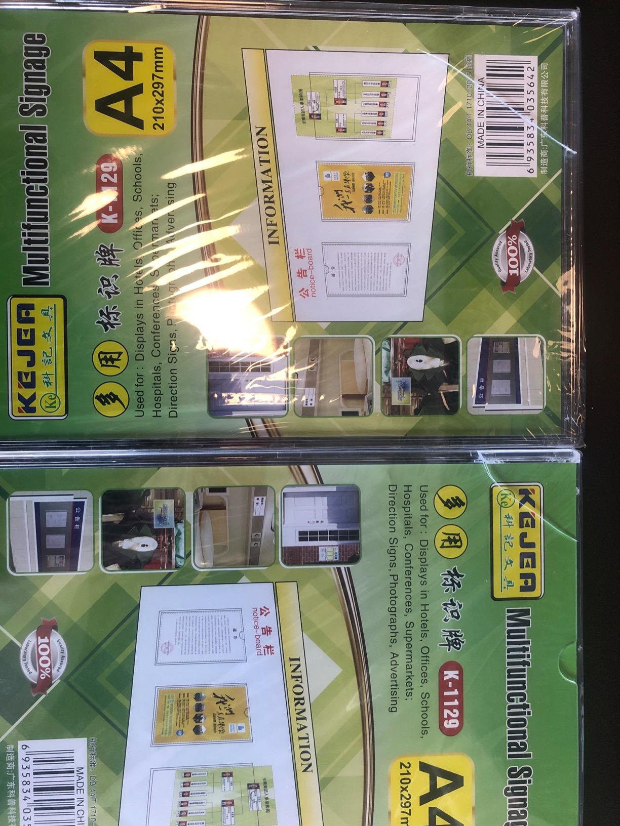 Dolphin Kejea Display Card Stand K-1129 Vertical A4 (2 Pieces) : Amazon.in: Office Products