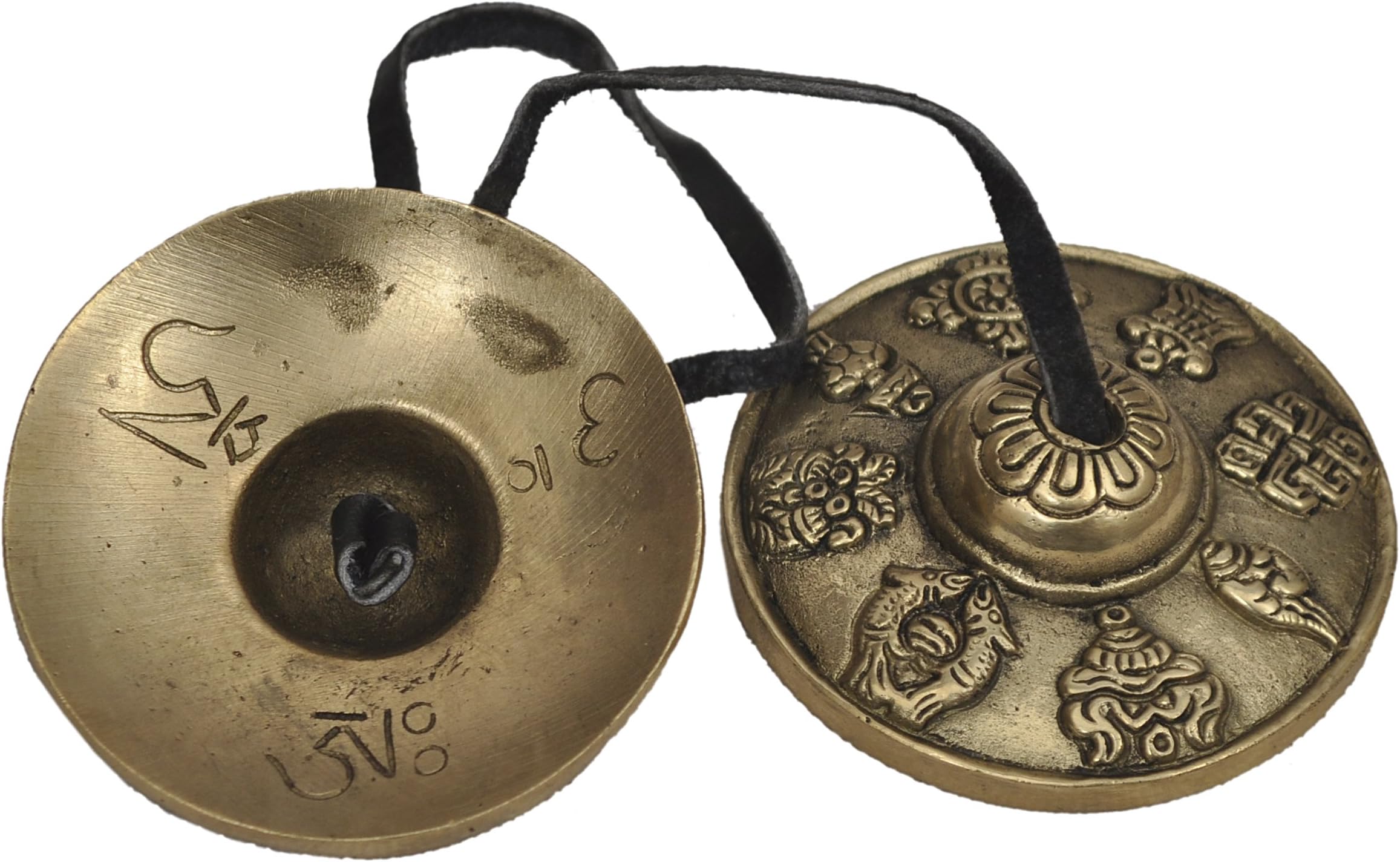 Amazon.com: Dharma Store - Tibetan Tingsha Cymbals - 6.2 cm - 8 Lucky ...