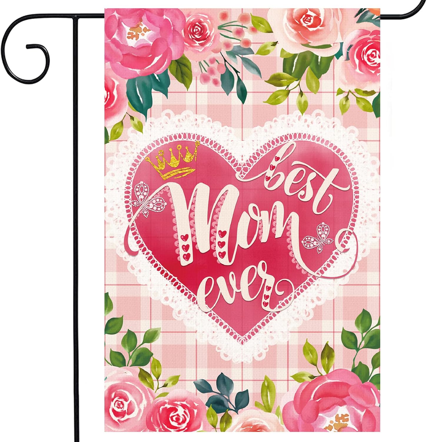 Amazon.com : wondever Mothers Day Garden Flag 12×18 Double Sided ...