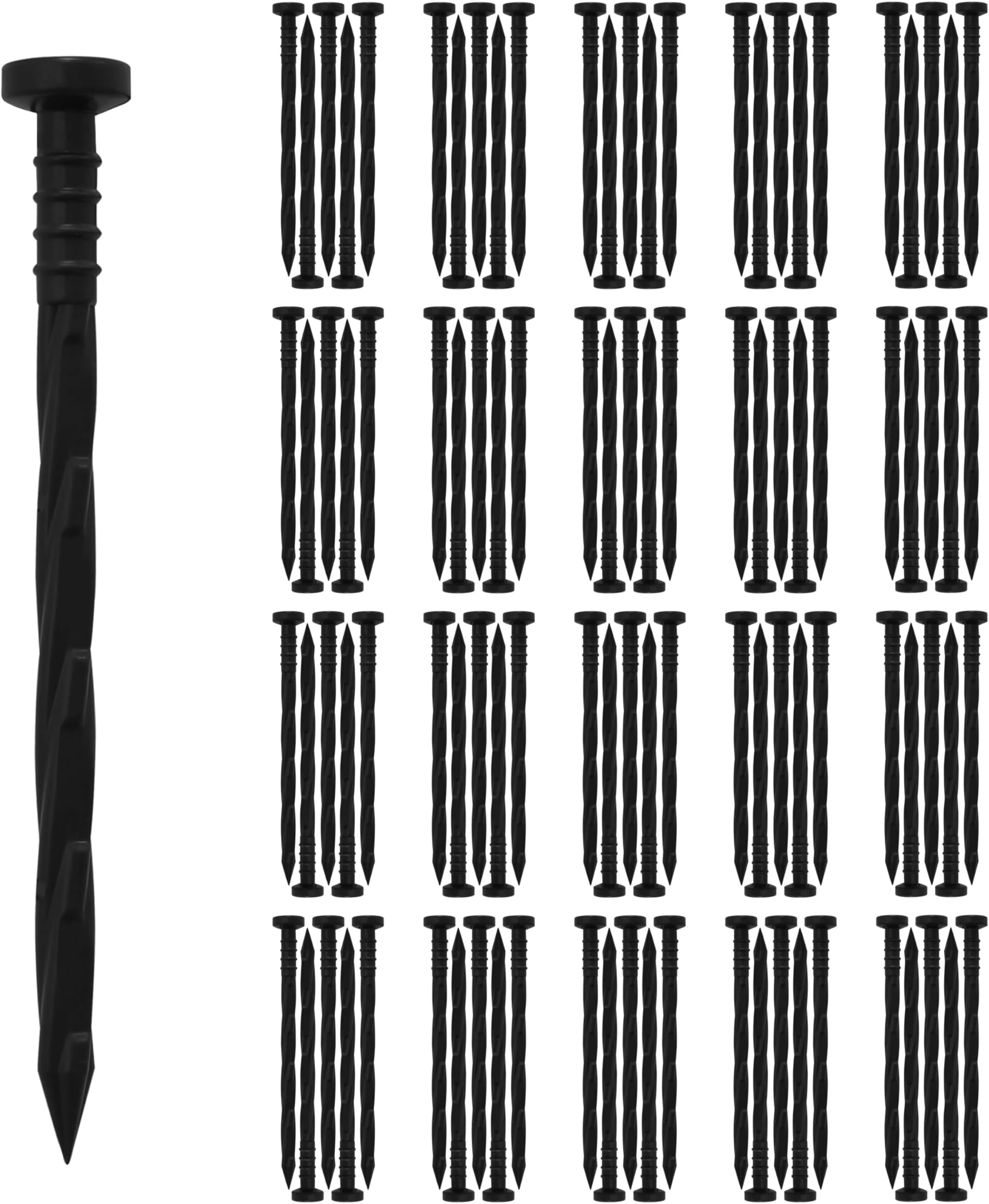 Amazon.com : Gardzen 100 pcs Landscape Edging Anchoring Spikes, 6 ...
