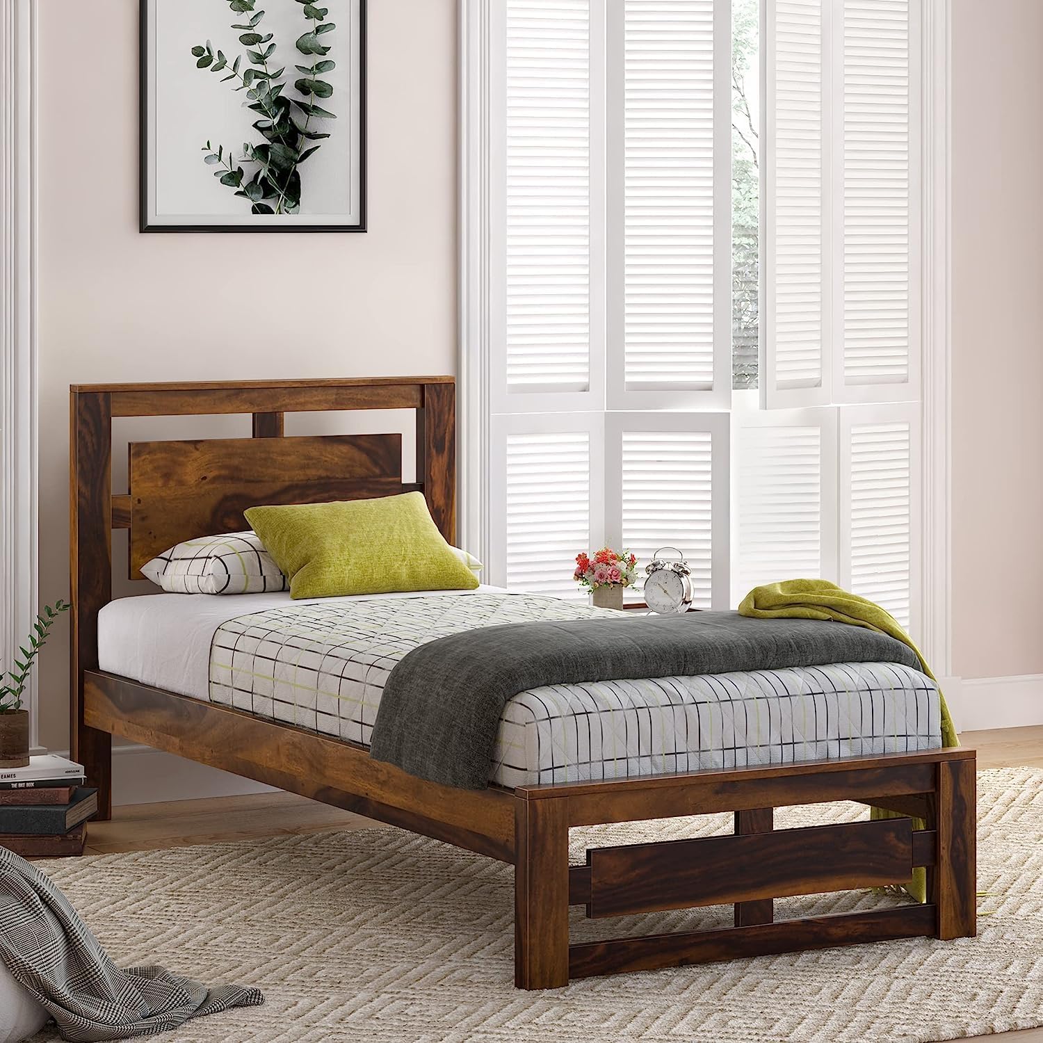 SONA ART & CRAFTS Sheesham Wood King Size Bed with Box Storage | Solid ...