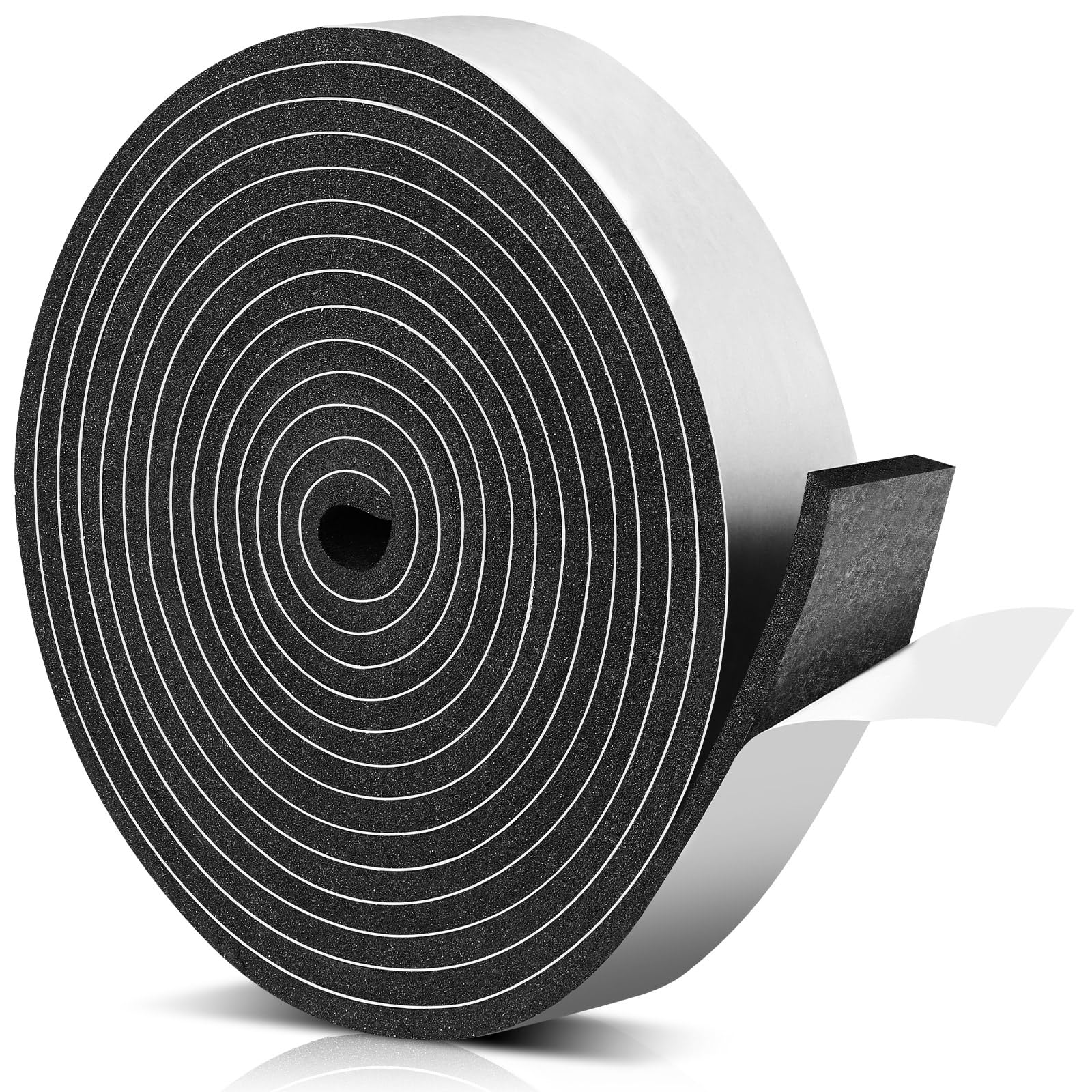 Nuanchu Foam Insulation Tape Stripping Neoprene Long Sponge Foam ...