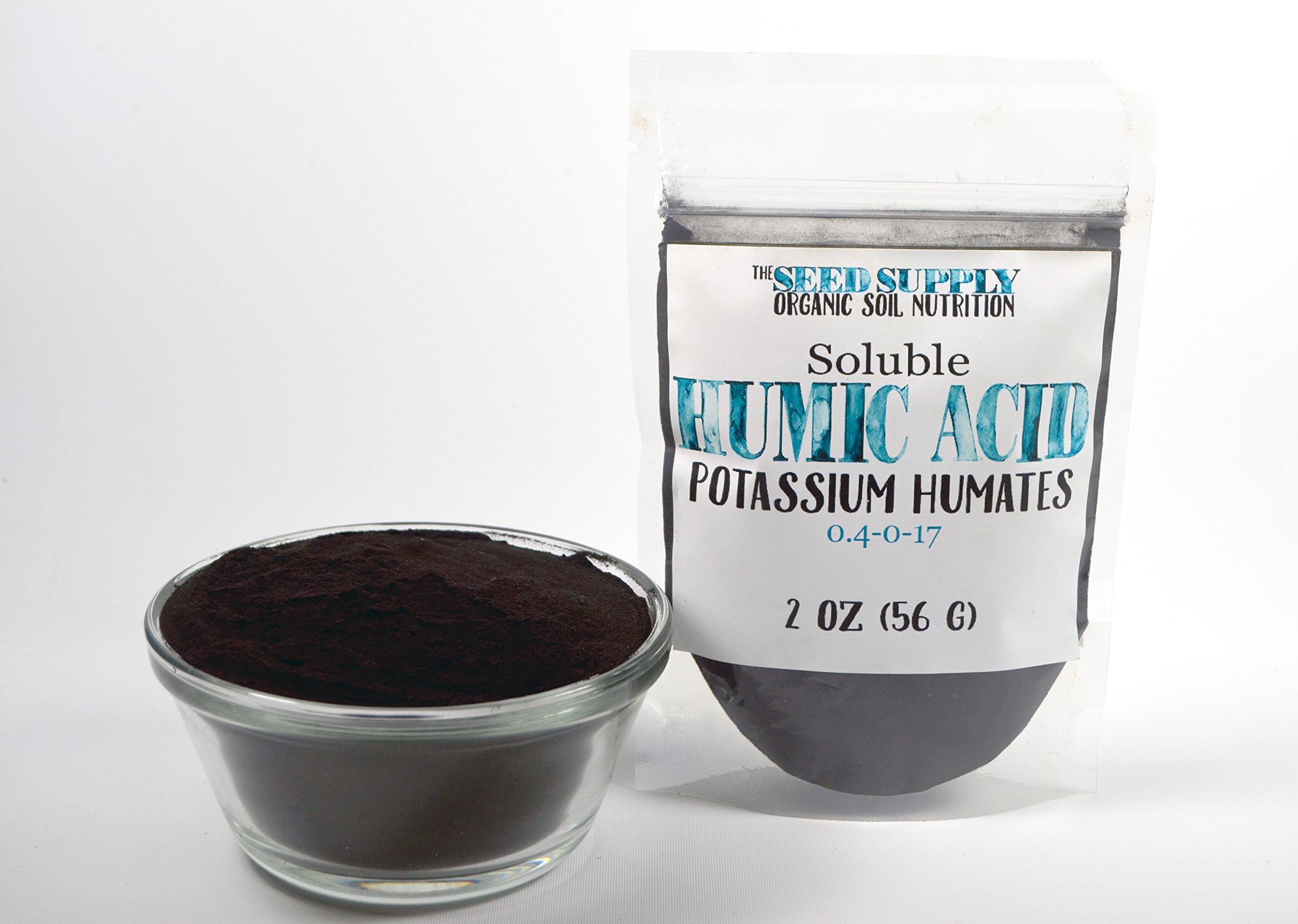Amazon.com : 2 Ounces Organic Soluble Humic Acid Powder - Potassium ...