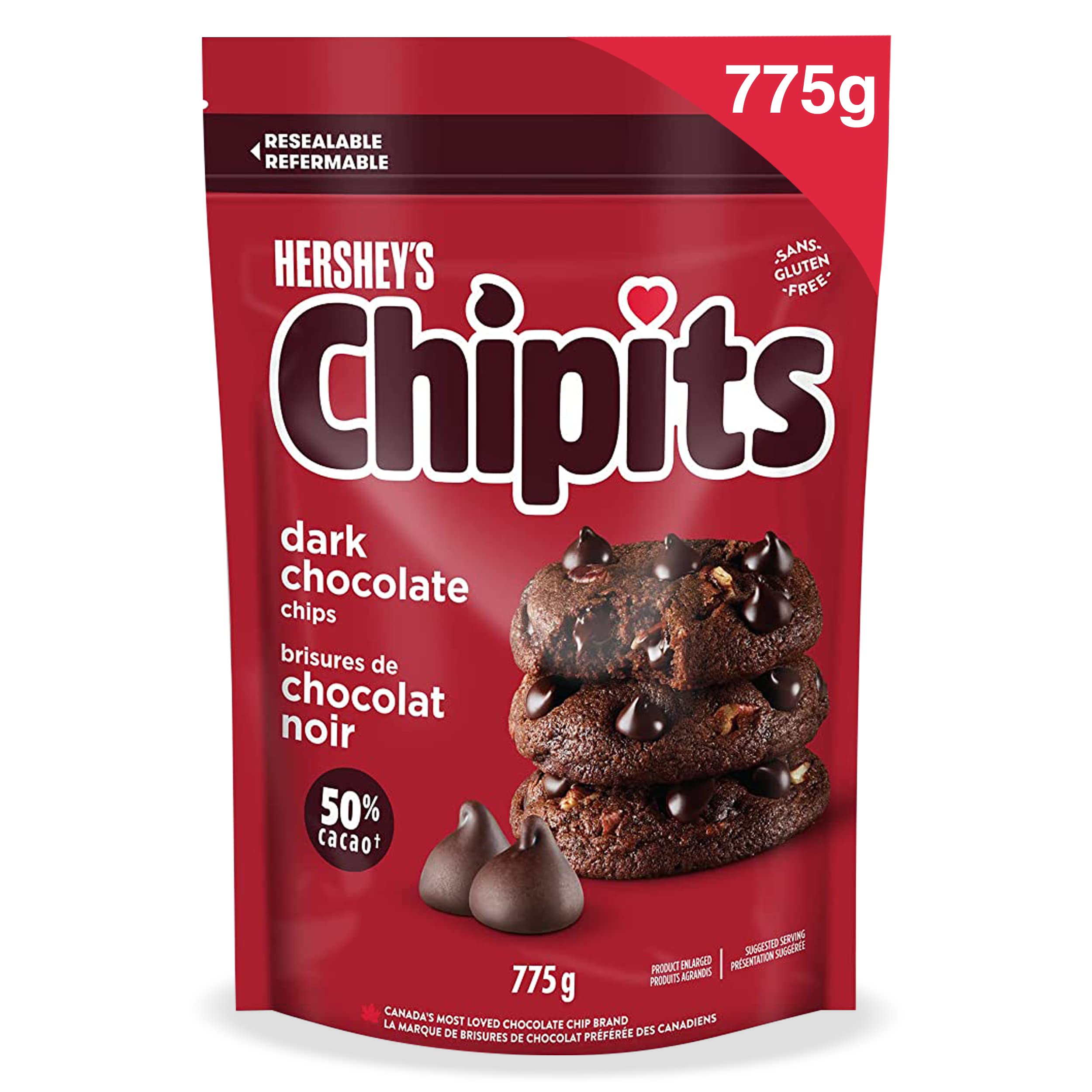 CHIPITS Chocolate Chips for Baking, Baking Ingredients, Valentines ...