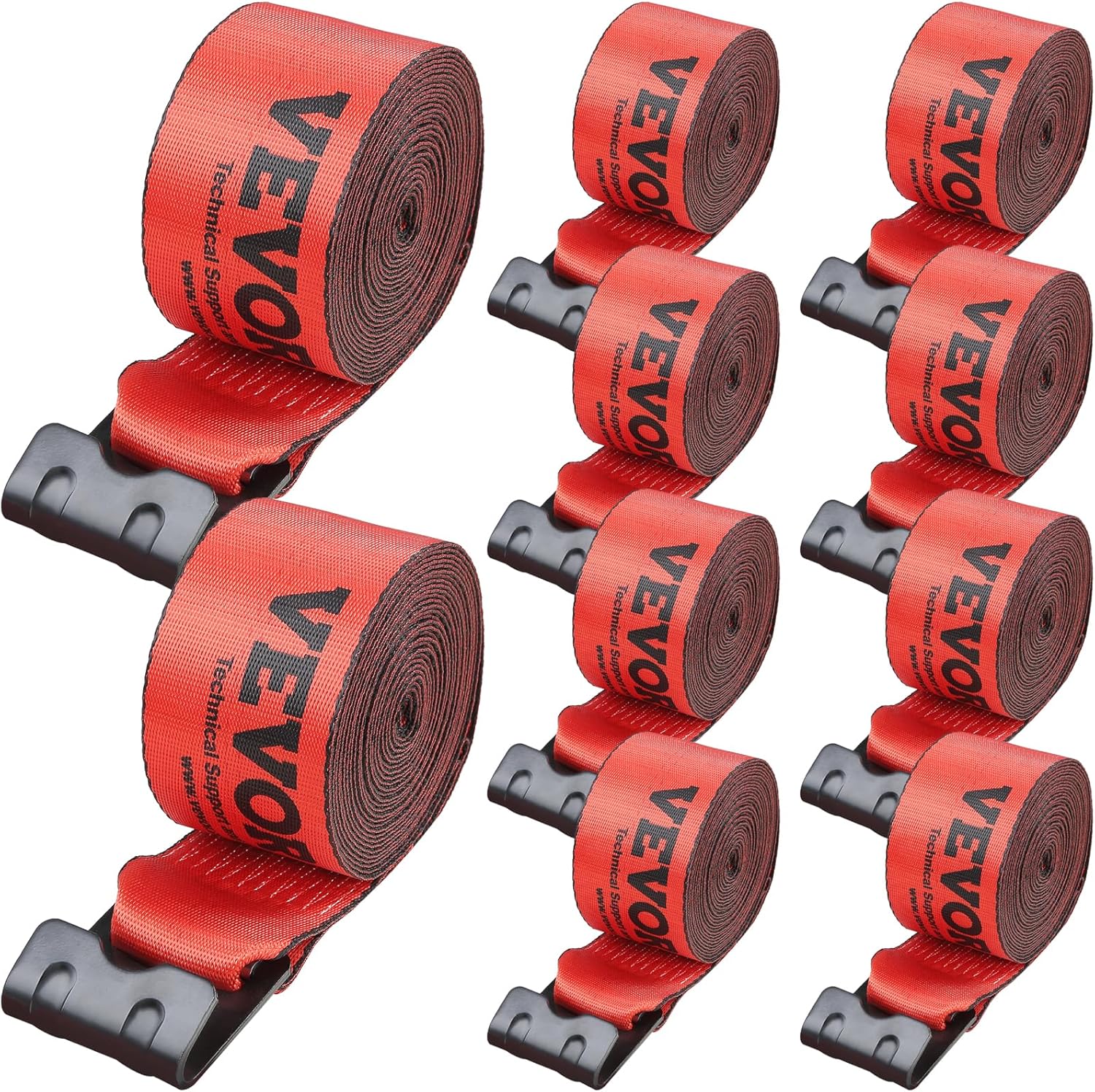 Brandclub - VEVOR Truck Straps, 4" x30' Heavy Duty Tie Down w/Flat ...