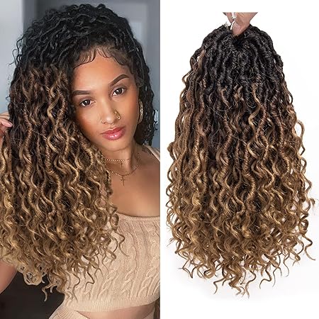 Amazon.com : Goddess Locs Crochet Hair 12Inch Short River Locs Pre ...