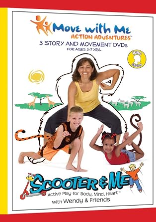 Amazon.com: Kids Yoga DVDs – Scooter & Me Mind Series (Set of 3) for ...