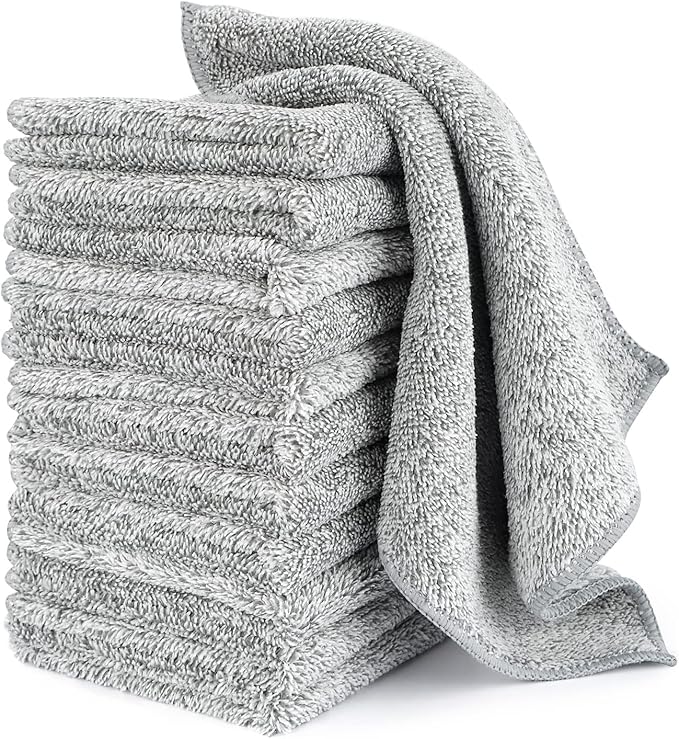 Amazon.com: HAOBAOBEI Kitchen Cloth Dish Towels (12 Pack), Premium ...