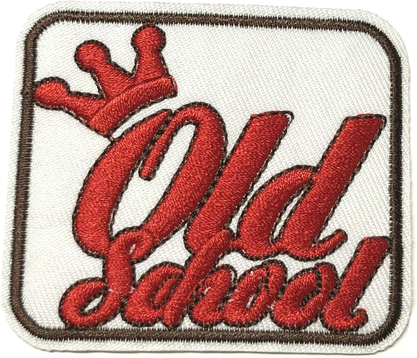 Amazon.com: Old School 2.75" Embroidered Patch DIY Iron or Sew-on ...