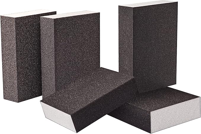 Sanding Sponge Blocks 5 Pack Wet Dry Dual-Use,Sanding Blocks Use ...