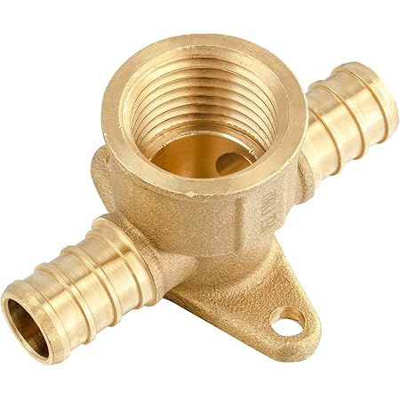 Amazon.com: EFIELD 1/2" Pex x 1/2" Pex x 1/2" Female NPT Drop-ear Tee ...