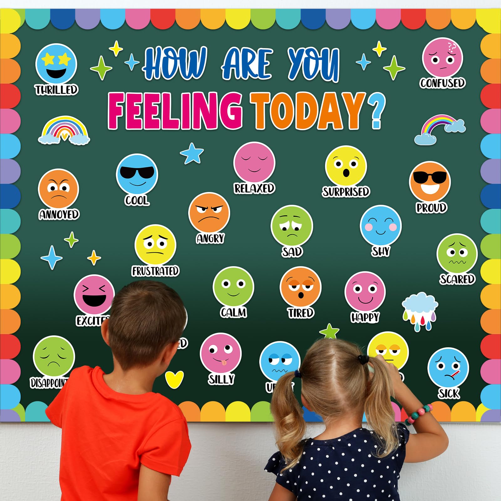 Snapklik.com : Feeling Bulletin Board Set Mental Health Classroom Decor ...
