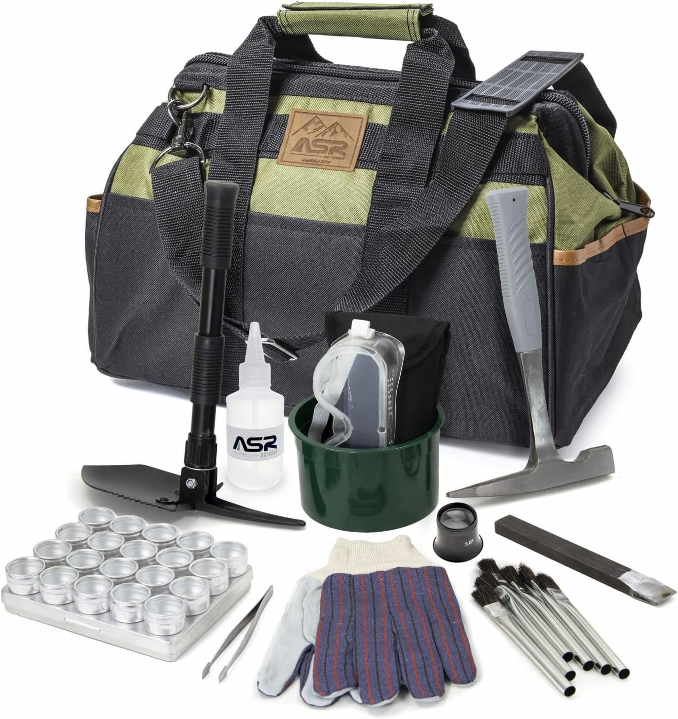 Amazon.com: ASR Outdoor 13pc Beginner Geology Rock Hounding Kit with ...