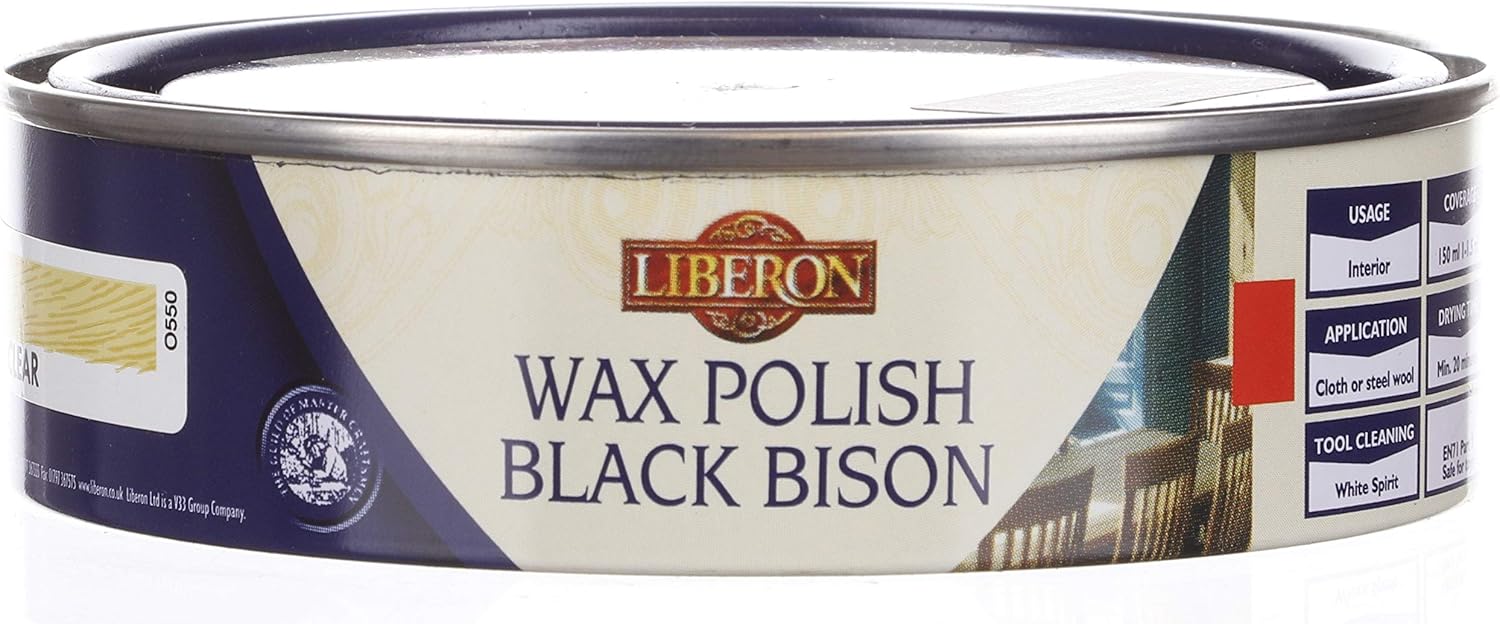 Amazon.com: Liberon Black Bison Paste Wax, 150 ml, Clear : Health ...