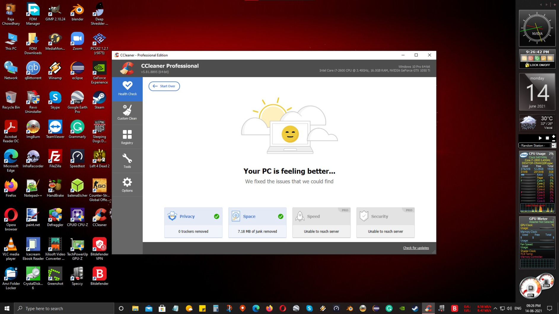 CCleaner Professional for Windows | 1 Device 1 Year | Boost your PC's ...