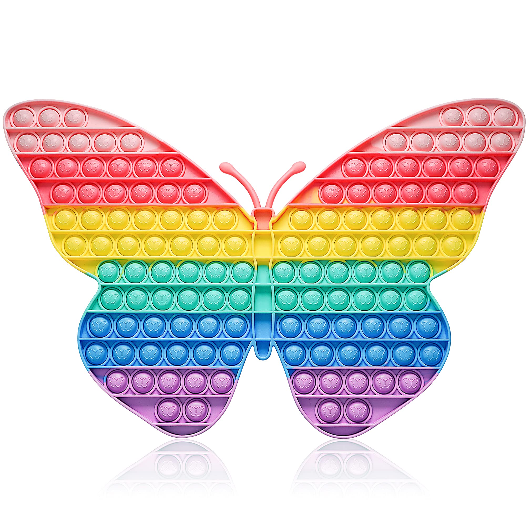 Buy LIMURU Big Size Butterfly Pop its it Push Jumbo Pop Bubble Sensory ...
