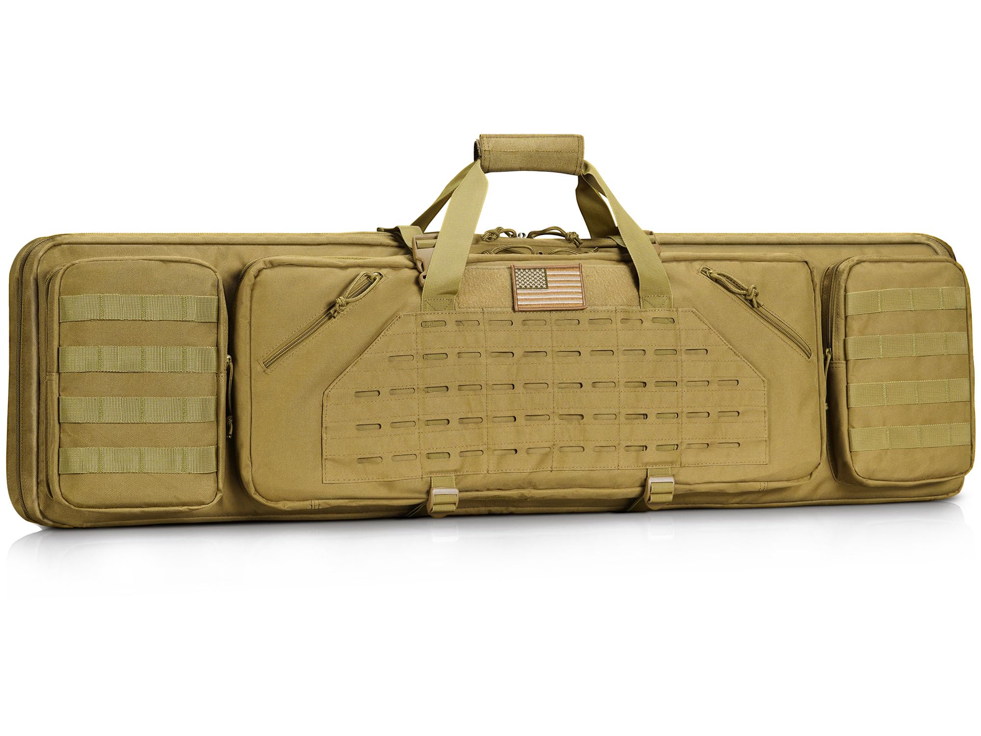 Snapklik.com : CVLIFE 42" Soft Rifle Case Tactical Double Long Gun Bag