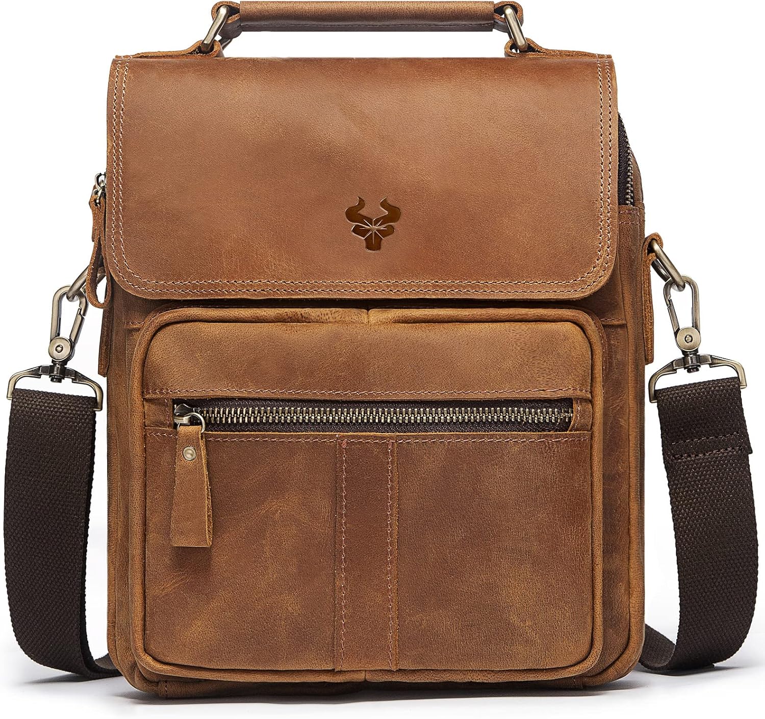 HUMERPAUL Schulter Umhängetasche Herren echtes Leder kleine ...